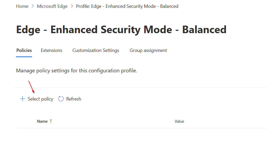 Enable Balanced Enhanced Security Mode in Microsoft Edge – MS Endpoint Security